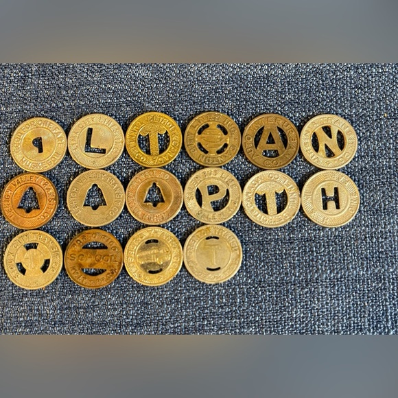 Other | Vintageantique Bustrain Tokens 16 Total | Poshmark